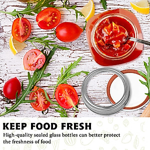 SLifeJars 32 oz 9 Pcs Mason Jars with Regular Metal Airtight Lids and Bands, Clear Quart Canning Jars, Large Mason Jars for Jam, Salads, Pickling, Jelly, Overnight Oats, Fruit