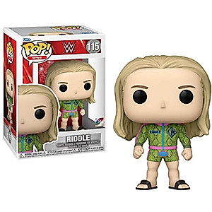 POP WWE: Matt Riddle Funko Vinyl Figure (Bundled with Compatible Box Protector Case), Multicolor, 3.75 inches