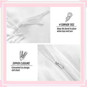 HRBK Purple California King Duvet Cover Christmas Tree Print Bedding Sets Soft Fluffy Microfiber Quilt Cover and 2 Pillow Shams 20"x36" with Zipper Closure and Ties for Bedroom Decor