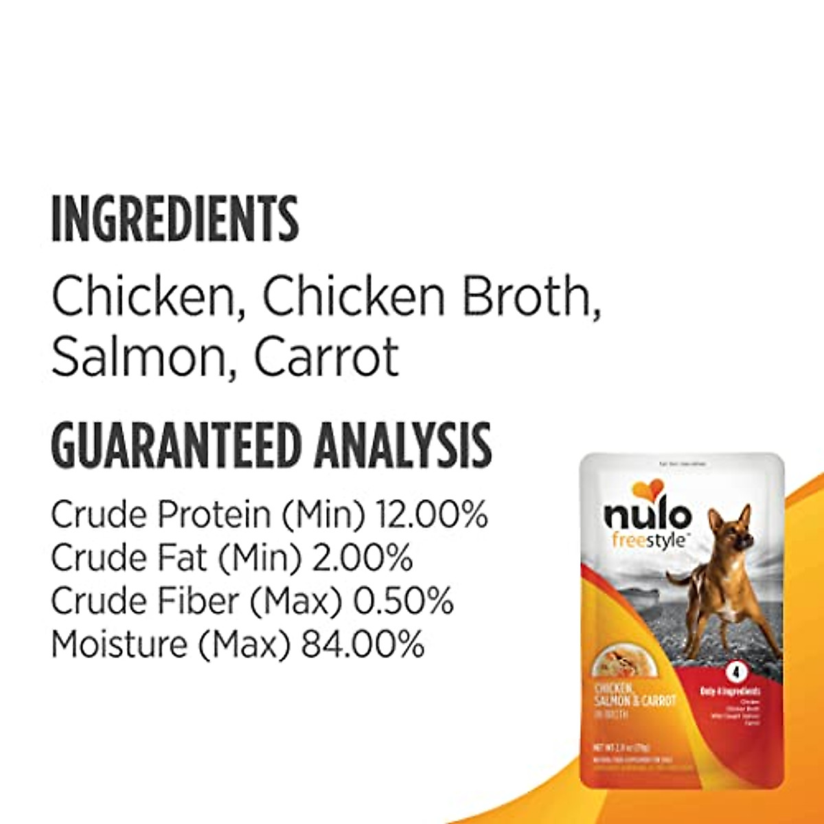 Nulo Freestyle Puppy & Dog Wet Dog Food Topper, Premium All Natural Grain-Free, Real Meat Dog Food Topper with High Animal-Based Protein and Only 5 or Less Ingredients With No Additives