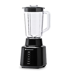 Toastmaster 350 Watt Blender with 48 oz BPA-Free Jar, Black, TM-600BL