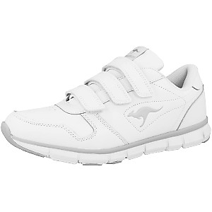 KangaROOS Unisex Fitness Shoes, White White Lt Grey 002, 12 US Women