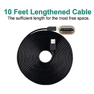 Trospow 10Ft Micro USB Charger Cable Replacement for Fire TV Stick Charging Power Cord