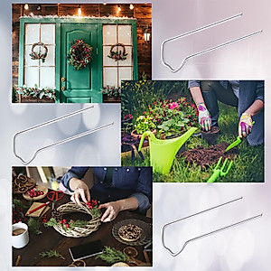 160PCS Floral Pins, Greening Pins 1.7 Inch U-Shape Floral Fern Pins, Floral U-Pins Craft Pins for Foam, Straw Wreaths, Flower, Plant, DIY Sewing Project, Holiday Arrangements, Craft Projects