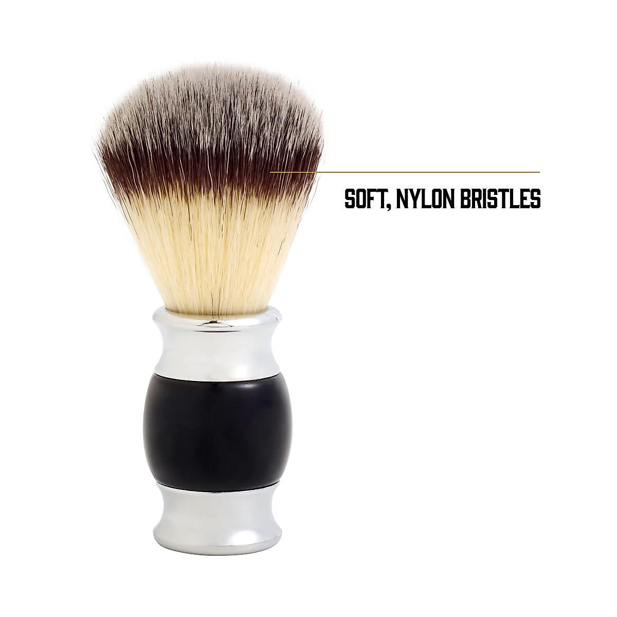 Union Razors S3 Shaving Brush with Chrome Handle