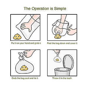 ECO-CLEAN Dog Poop Bags, 24 Rolls/360 Bags with Dispenser, Dog Waste Bags, Unscented, Leak-Proof, Easy Tear-Off