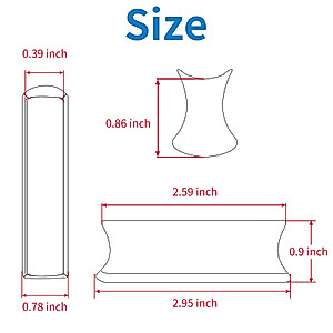 Stainless Steel Guitar Slide Tone Bar, standard Pearse Guitar Steel Bar, steel guitar slide for Electric Guitar Accessories