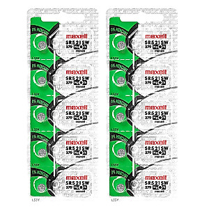 Maxell 379 Watch and Calculator Batteries x 10