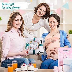 ATHENA FUTURES Baby Monthly Milestone Blanket for Girl, Baby Gifts, Baby Milestone Blanket for Baby Girl, Blankets for Newborn Girls, 60"x40" Soft Floral Blanket with Wreath & Hairband Markers