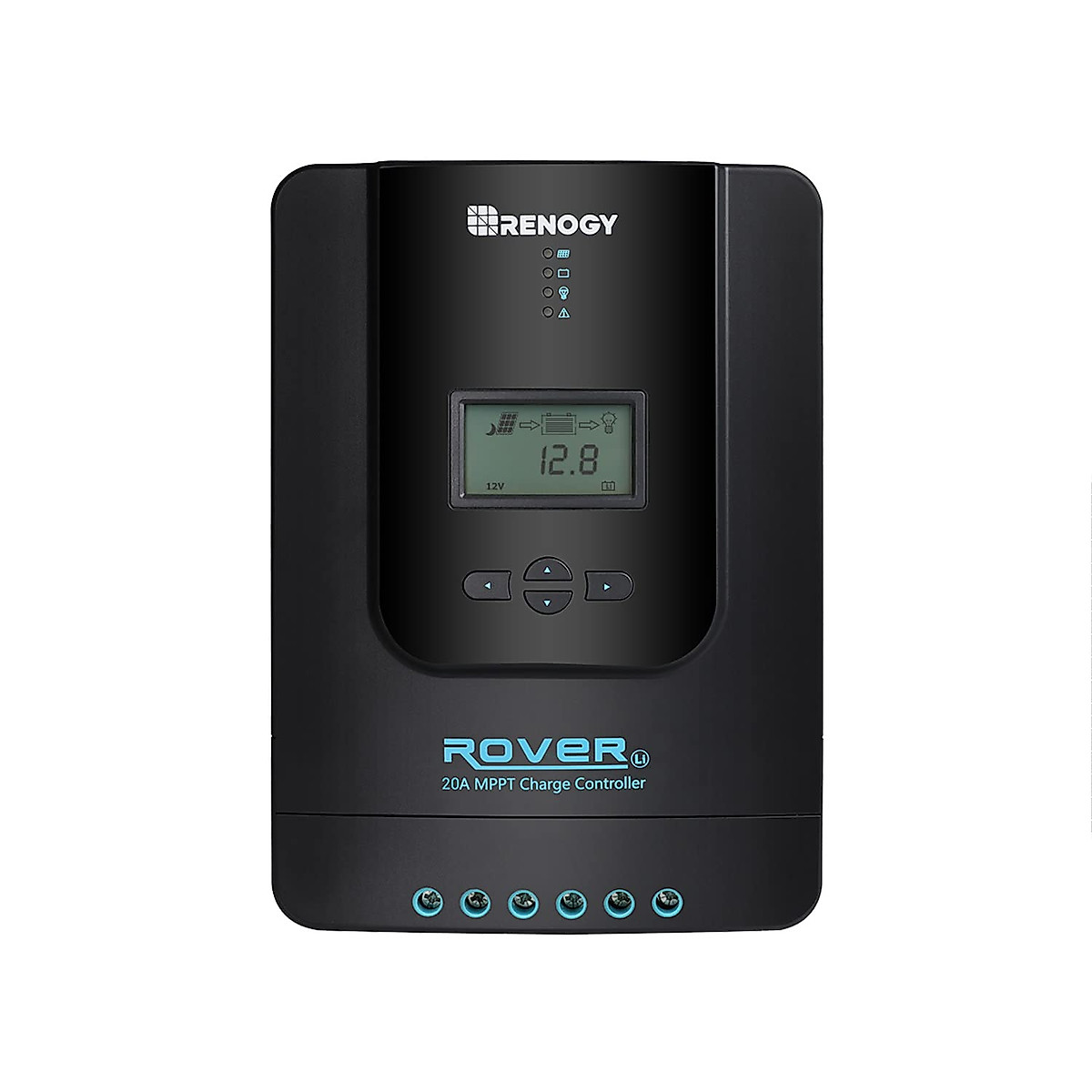 Renogy Rover 20A 12V/24V Auto DC Input MPPT Solar Charge Controller with Bluetooth Module