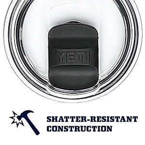 YETI Rambler 16 oz Stackable Pint, Vacuum Insulated, Stainless Steel with MagSlider Lid, White