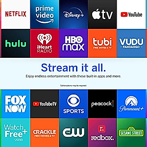 VIZIO 32-inch D-Series Full HD 1080p Smart TV with Apple AirPlay and Chromecast Built-in, Screen Mirroring for Second Screens, & 150+ Free Streaming Channels, D32f-J04, 2021 Model (Renewed)
