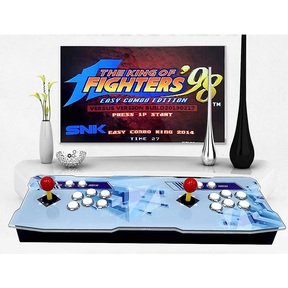 WYGAMING【20000+ Games in 1】 Pandora E-Sports Box Pro Arcade Games Console for Home,,Plug and Play HDMI Video Games Machine,4 Players,Search/Save/Hide/ Pause Games