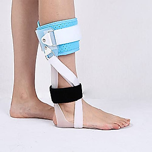 CUSMA Ankle Foot Drop Brace Orthosis Splint - Foot Brace for Dorsiflexion Movement & Improved Walking Gaitfor in Day & Night,Left,L