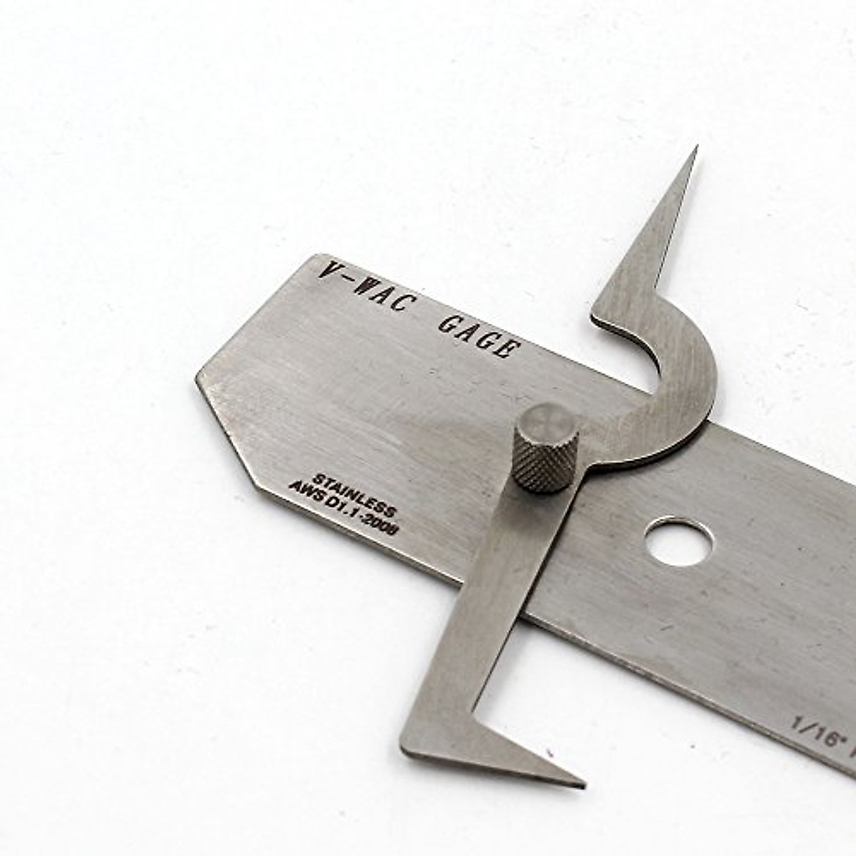 Weld V-WAC Gage Standard Welding Biting Edge Under Cut Gauge Welder Inspection Ruler
