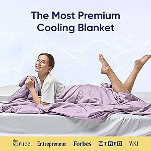 Vesta Washable Silk Lightweight Comforter, Cooling Blanket for Hot Sleepers, 100% Long Staple Mulberry Silk, Moisture & Thermal Control for Summer Use, Queen Size, Zen Purple
