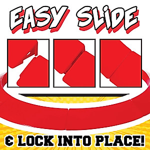 Franklin Sports Ryan's World Kids Soccer Golf Set with 1 Soccer Ball & 3 Targets with Flags - 20" Targets