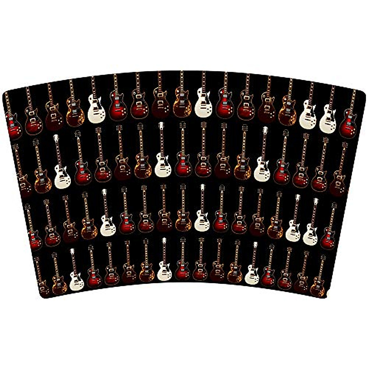 Mugzie 16 Ounce Stainless Steel Travel Mug with Wetsuit Cover - Electric Guitars