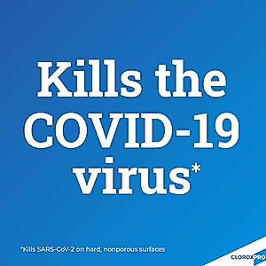 CloroxPro Anywhere Daily Disinfectant and Sanitizer, No-Rinse Food Contact Sanitizer, Refill, 128 Fluid Ounces