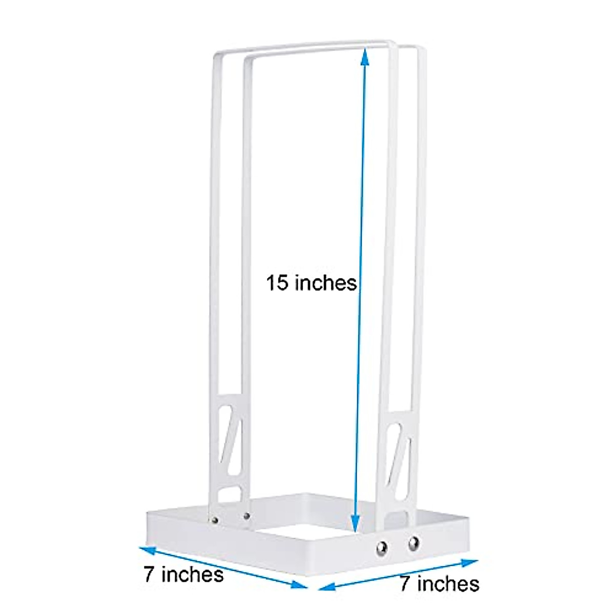 Hanger Storage Organizer, 110 Wire Clothes Hanger Holder, Hanger Stacker Rack for Laundry Closet, Hanger Caddy Stand for Adult or Child Clothes Hangers White