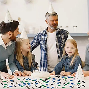 Kimini-Ki Fishing Table Confetti, 100 Pieces Glitter Fisherman Theme Birthday Retirement Party Table Confetti, Men's Birthday Party Table Scatter Confetti Decorations