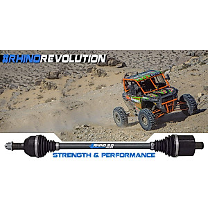 SuperATV Heavy Duty Rhino 2.0 Rear CV Axle for Polaris Ranger XP 1000 High Lifter Edition (2017+) - REAR