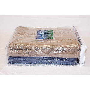 Clear Vinyl Zippered Storage Bags 12 x 15 x 4 Inch 10-Pack