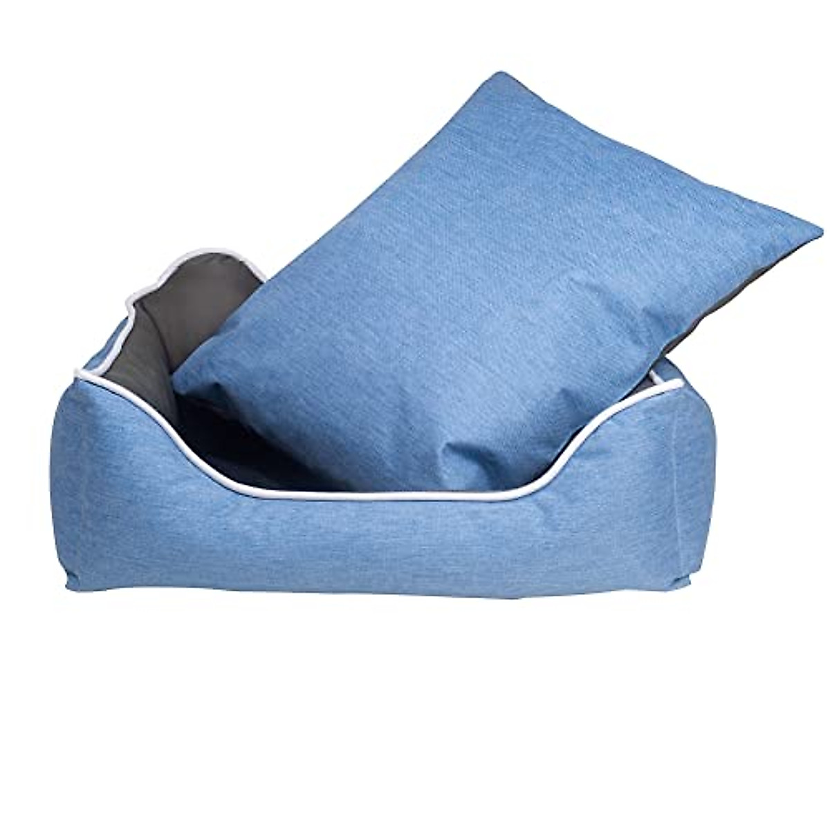 long rich Rectangle high back Pet Bed, By Happycare textiles