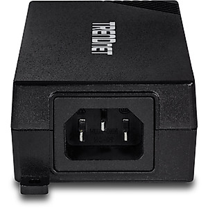 TRENDnet Gigabit Power Over Ethernet Plus (PoE+) Injector,Converts Non-PoE Gigabit to PoE+ or PoE Gigabit, Network Distances up to 100 M (328 Ft.), TPE-115GI (Renewed)