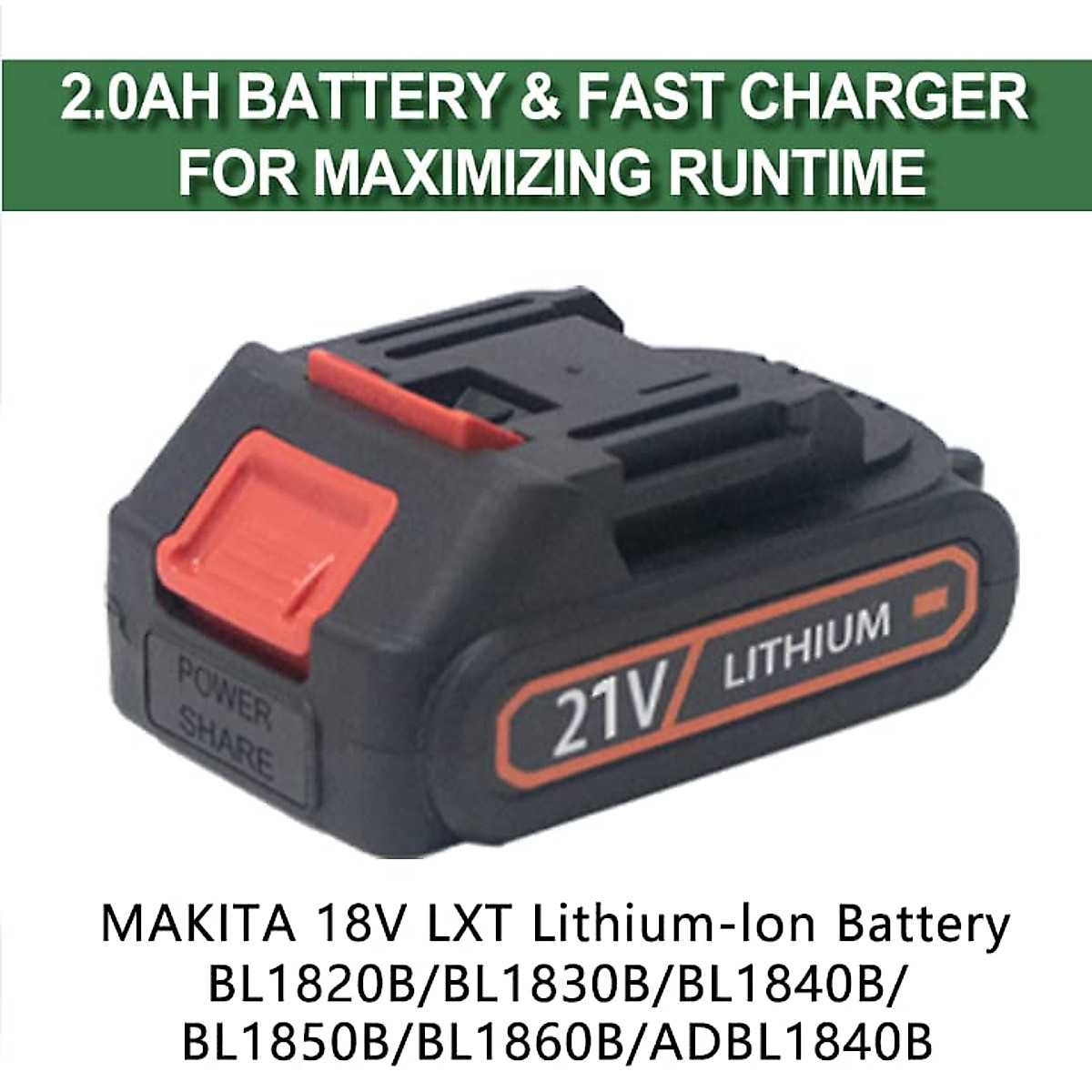 Cordless String Trimmer & Edger, T TOVIA 10 Inch Electric Weed Eater with LCD Power Display, Handle and Height Adjustable Grass Trimmer for Garden Yard, 21V 2.0Ah Battery and Charger Included