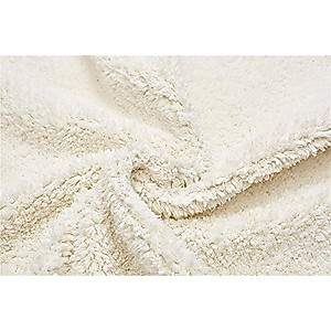 ABC Large Baby Rug for Nursery Kids Round Educational Alphabet Warm Soft Activity Mat Floor Area Rugs Cotton Non-Slip for Children Toddlers Bedroom 59inch