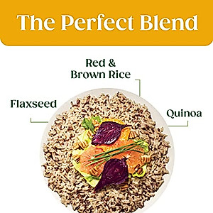 SEEDS OF CHANGE Organic Quinoa, Brown & Red Rice with Flaxseed, Microwaveable Ready to Heat, 8.5 Ounces (Pack of 6)