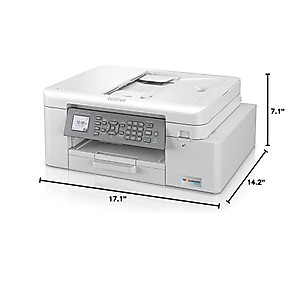 Brother MFC-J4335DW INKvestment Tank All-in-One Printer with Duplex and Wireless Printing Plus Up to 1-Year of Ink in-Box (Renewed)