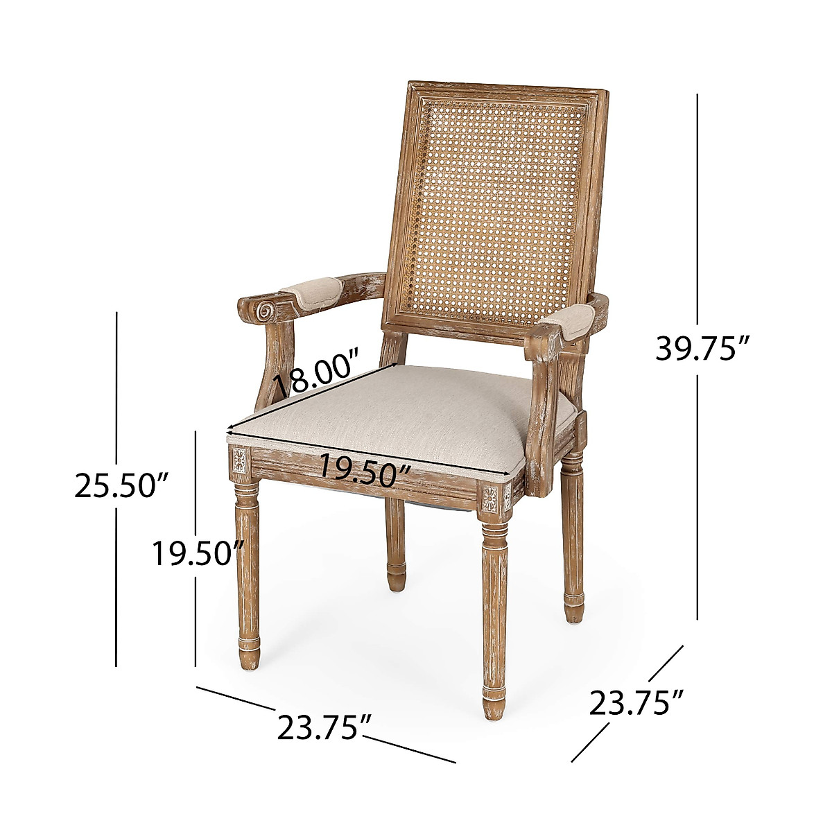 Christopher Knight Home Maria DINING CHAIR SETS, Wood,Beige + Natural