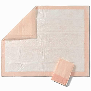 FitRight Heavy Absorbency Disposable Underpads, Super Absobent Polymer and Fluff Core, 30" x 36", Bag of 10, Great for Bed Pads, Furniture and Surface Protection