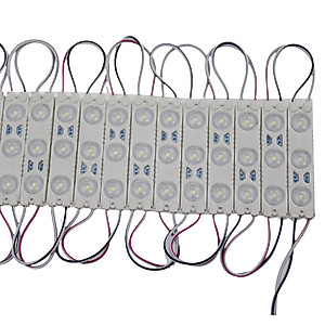 Rextin Super bright 200pcs 2835 3 LED Module White Waterproof Decorative Light for Letter Sign Advertising Signs with Tape Adhesive Backside 3 Years Warranty