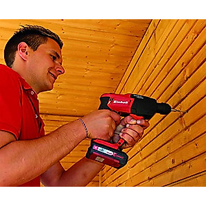 Einhell TE-HD 18 Li Power X-Change 18-Volt Cordless 1/2-Inch, 1100-RPM Rotary Hammer Drill with Shocks, Variable Speed, 1.2J Impact Power, 5700 Blows/Min, Tool Only (Battery and Charger Not Included)