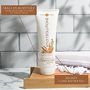 smartSOLUTIONS Curl Nourishing Conditioner, 8 oz | Defines Curls | Increases Shine | Revives Curls | Paraben-Free