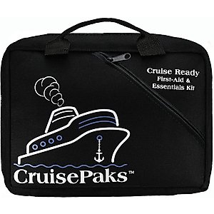 CruisePaks Essentials Personal First Aid & Medicine Accessories 150 Piece | Basic | Travel Kit