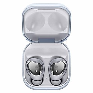 UrbanX Street Buds Pro Bluetooth Earbuds for LG V40 ThinQ True Wireless, Noise Isolation, Charging Case, Quality Sound, Sweat Resistant, Silver White (US Version)