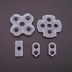 OCity Silicone Conductive Rubber Pads Replacement for PS4 JDM 055 JDS 055 JDM 050 JDM 055 Controller Buttons Repair Part