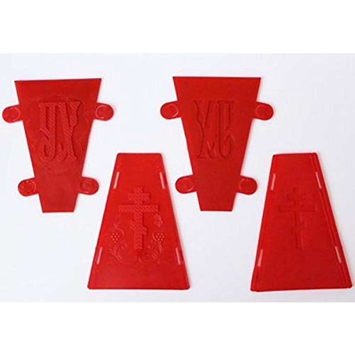 STIRA Plastic mold Orthodox Easter cheesecake Russian Tvorog Paskha Paska Form height 6.3inch From USA, Red