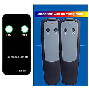 Replacement for Dimplex Fireplace Heater Remote Control DF3003 DFB6016 3000370600RP