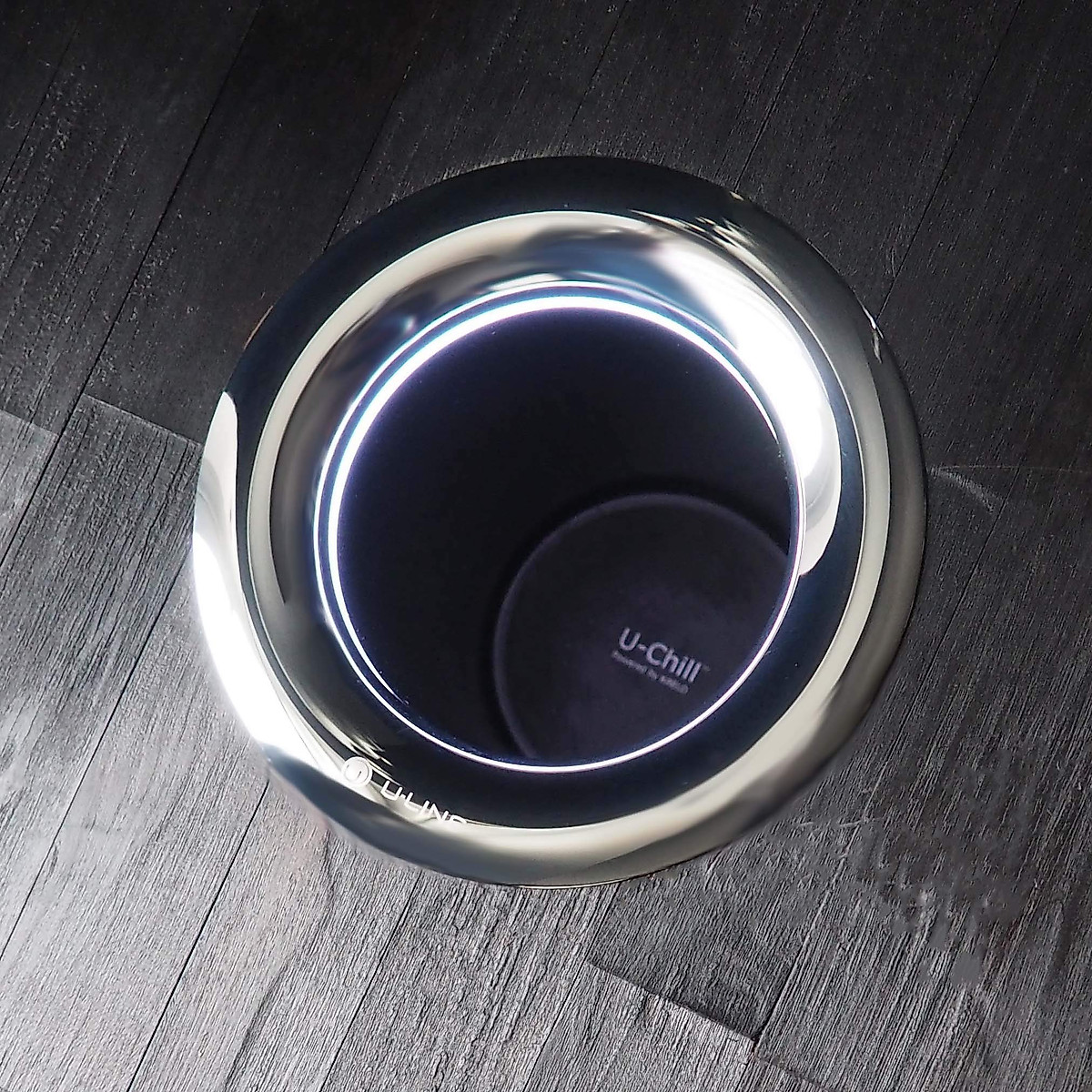 U-Chill™ In-Counter Beverage and Wine Cooling Cylinder | Smart-Touch Stainless Steel Finish | 27 Color LED Lighting Options | Energy Efficient Dry Cooling