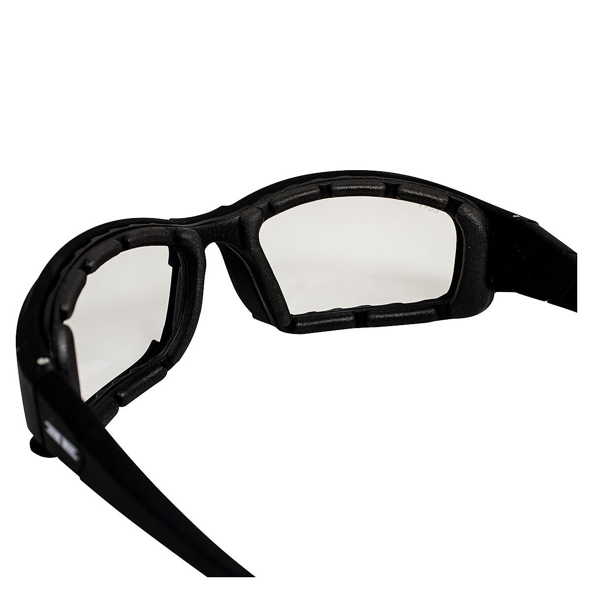 Epoch Hybrid Photochromic Padded Motorcycle Sunglasses Clear to Smoke Lens ANSI Z87.1+