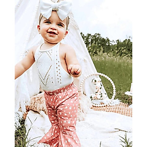 Bailey's Blossoms Trendy Drake Crochet Halter Romper Snap Closure Gardenia 0-3 Months