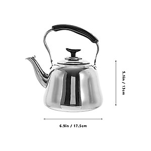 STOBAZA Whistling Tea kettle for Stove Top, Whistling Stovetop Teapot with Infuser, Gooseneck Pour Over Coffee Kettle, Food Grade Stainless Steel Teakettle Tea Pot, Water Boiler, 3L