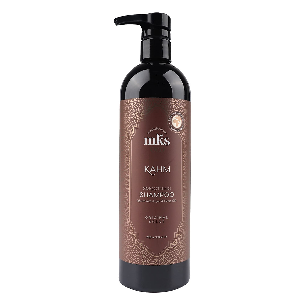 MKS eco Kahm Smoothing Shampoo, Original Scent - 25 fl oz - Cleanse, Moisturize & Repair Hair - With Moroccan Argan Oil, Hemp Seed Oil & Vegetable Keratin Protein - Vegan, Cruelty Free