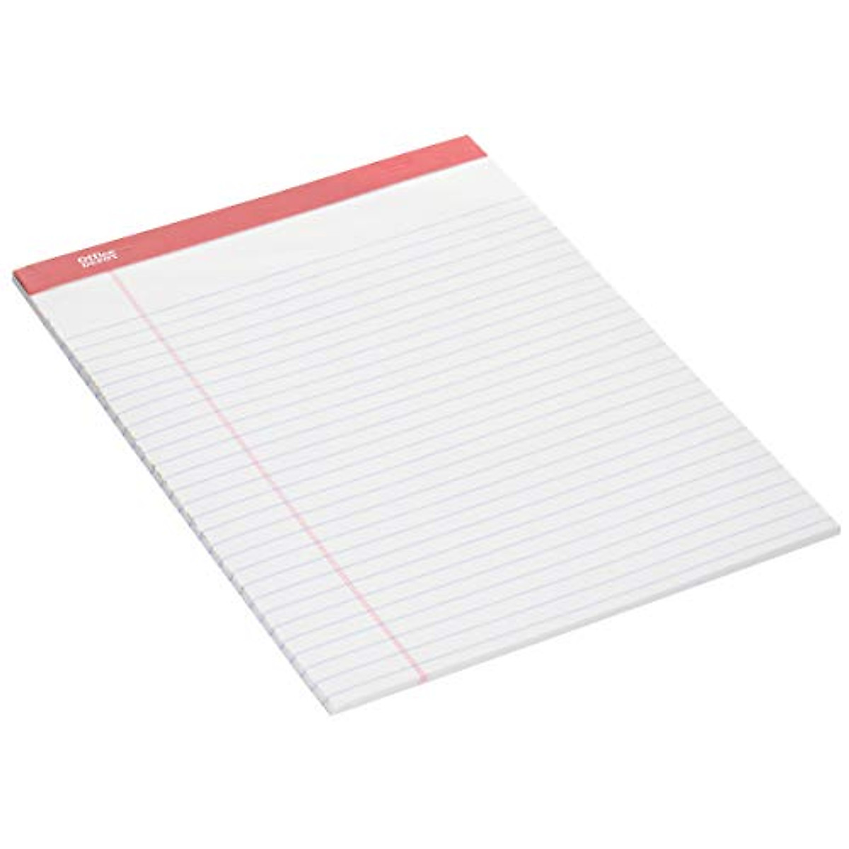 Office Depot Brand Perforated Writing Pads, 8 1/2"""" x 11 3/4"""", Legal Ruled, 50 Sheets,