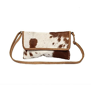 Myra S1365 Marvel Hair On Small and Crossbody Bag, Brown,